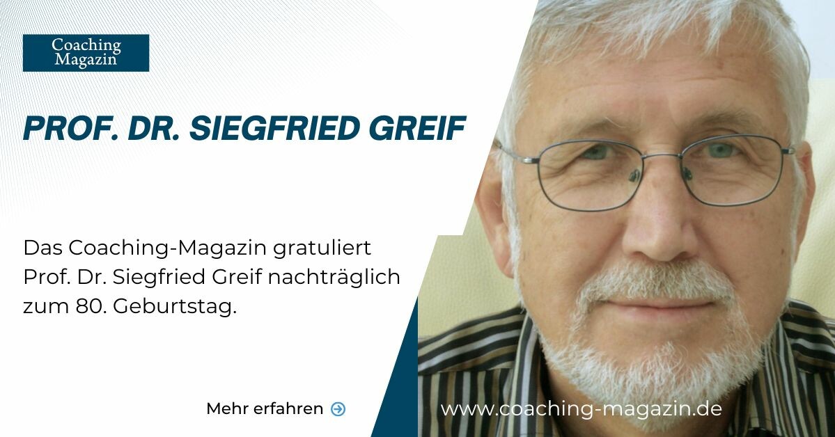 80. Geburtstag von Prof. Dr. Siegfried Greif